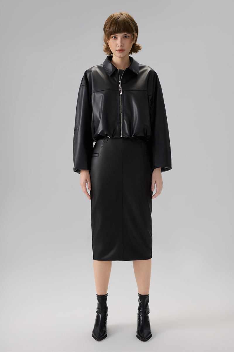 HEURUEH Faux-Leather Jacket | Edgy Cruelty-Free Outerwear – Heurueh