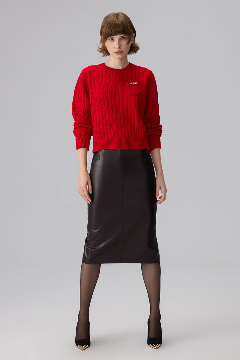 HEURUEH Cable Sweater | Sustainable Everyday Knit – Heurueh