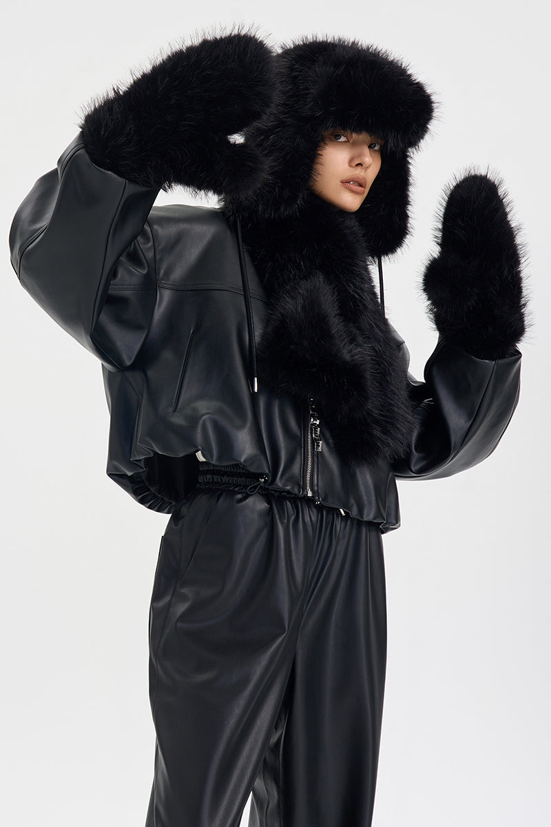 HEURUEH Cozy Faux-Fur Gloves | Cruelty-Free Winter Accessory – Heurueh