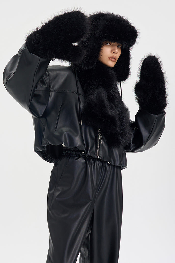 HEURUEH Cozy Faux-Fur Gloves | Cruelty-Free Winter Accessory – Heurueh